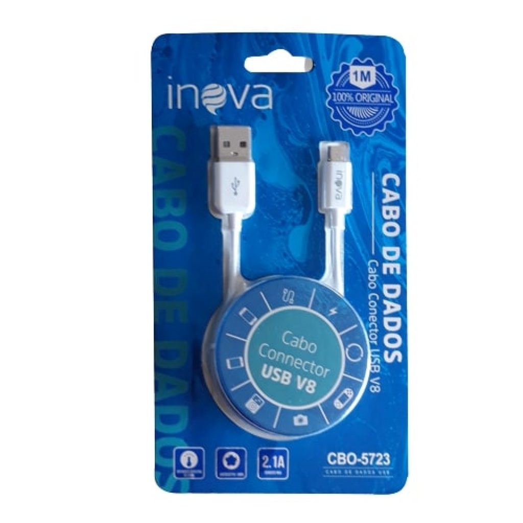 Cabo de Dados USB V8 Inova Cbo-5723 – Atacadão Eletrônicos