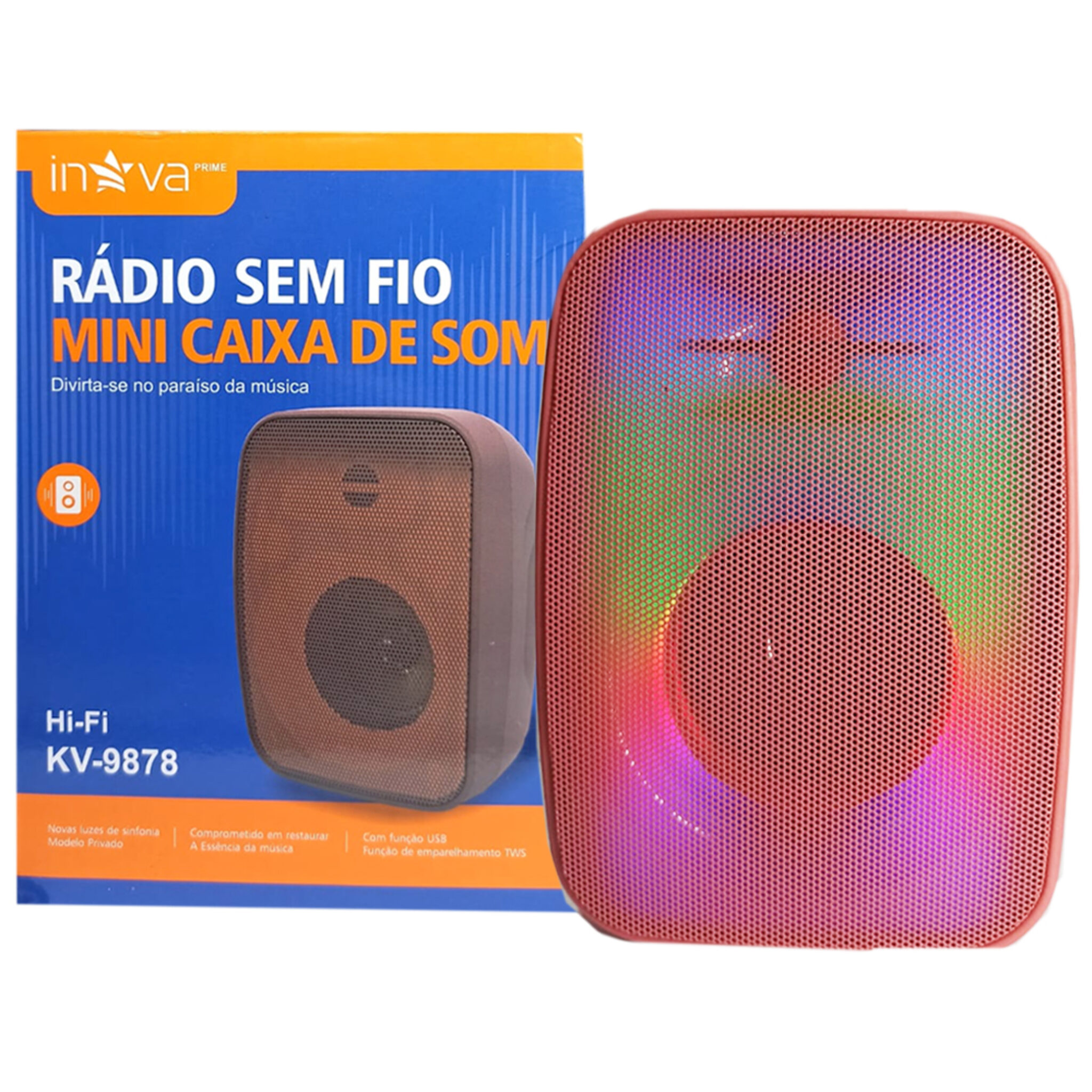 Caixa de SOM Portatil Bluetooth Inova Kv-9878 – Atacadão Eletrônicos
