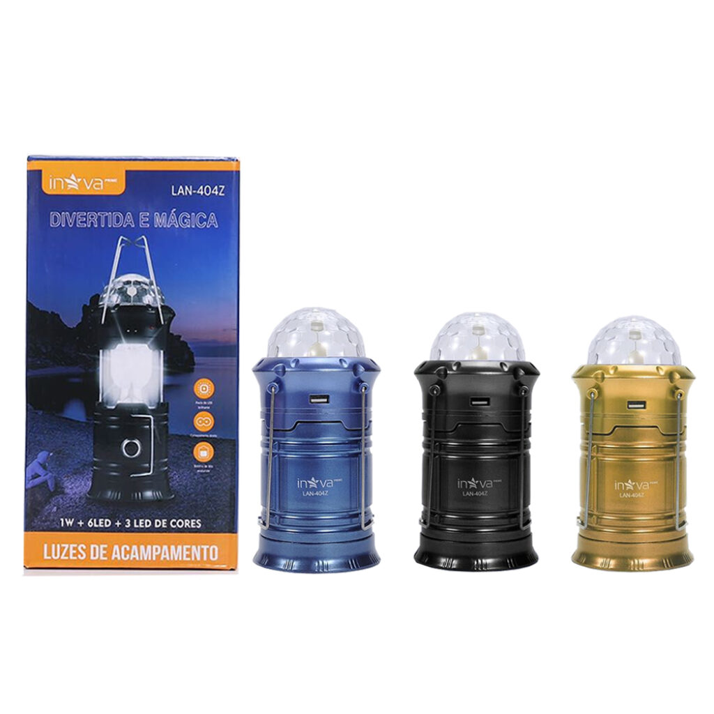 Lanterna de Acampamento Lan-404z Lanterna de Acampamento Lan-404z