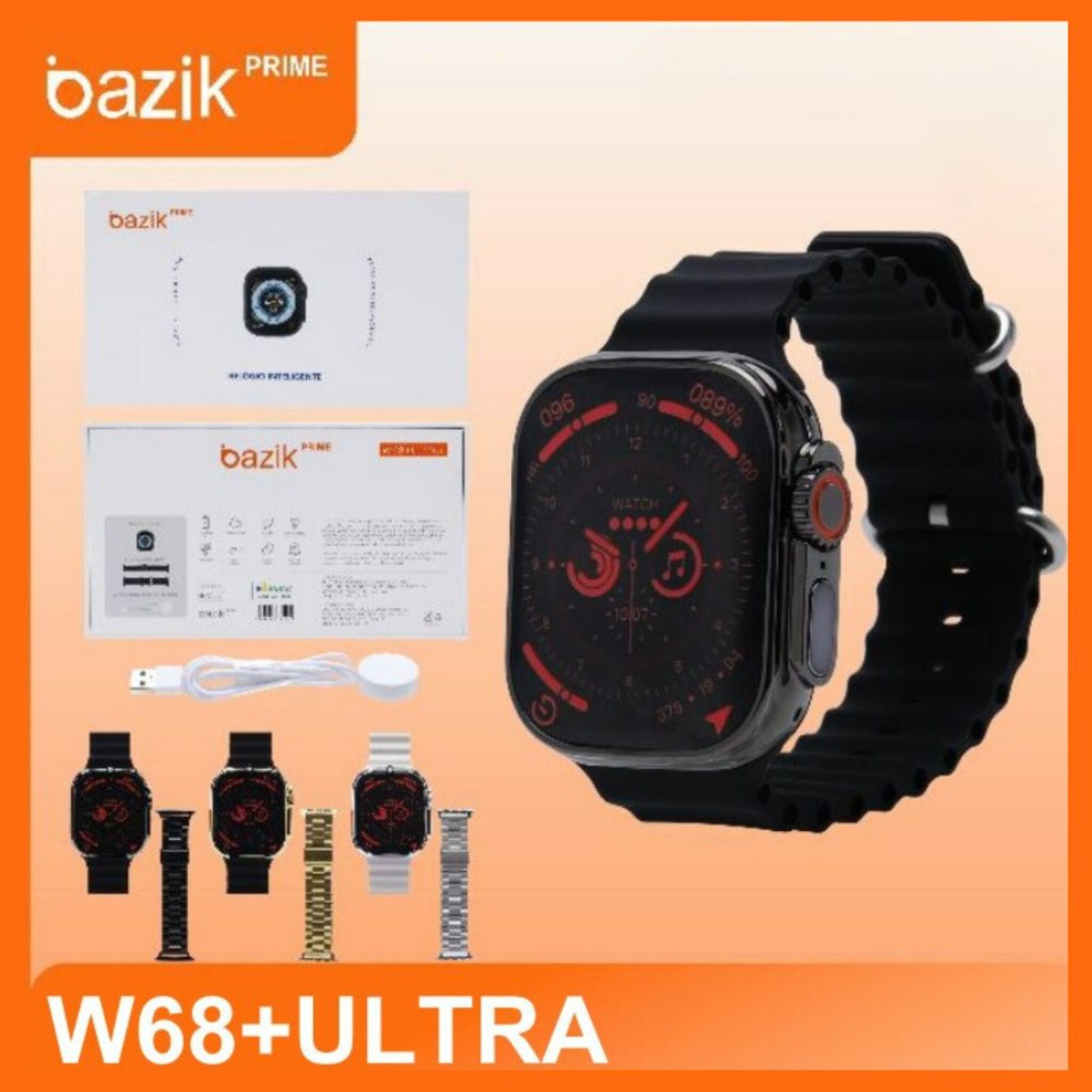 Relogio Smartwatch Bazik W68+ Ultra – Atacadão Eletrônicos